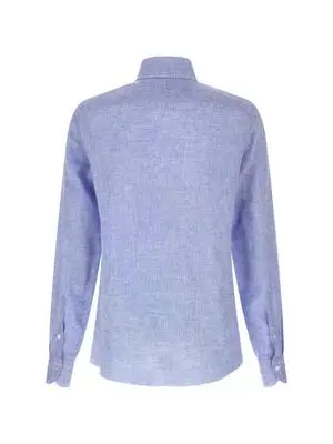 BORRIELLO NAPOLI Button-placket Shirt - Blue