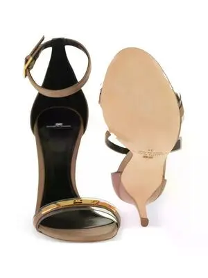 Elisabetta Franchi Ankle-strap Leather Sandals
