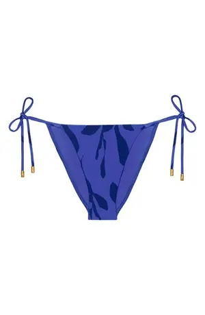 VIX PAULA HERMANNY Printed Bikini Bottom - Blue Multi
