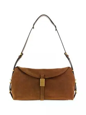 Pinko Suede Shoulder Bag - Brown