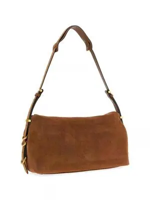 Pinko Suede Shoulder Bag - Brown