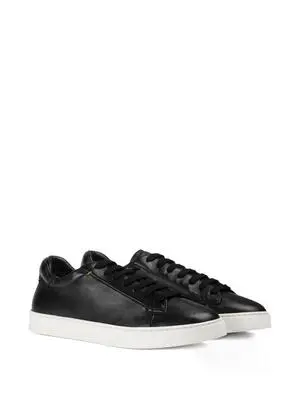 DOUCAL'S Leather Sneakers - Black