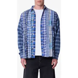 Mnml Patchwork Plaid Shirt