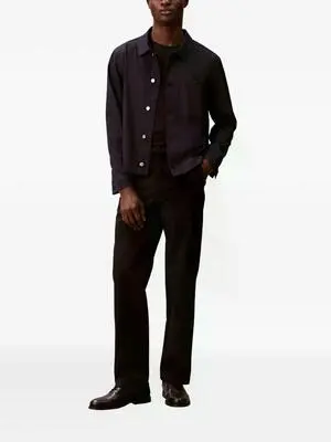 Calvin Klein Pocket Button Suit Jacket - Blue