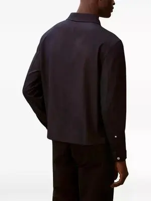 Calvin Klein Pocket Button Suit Jacket - Blue
