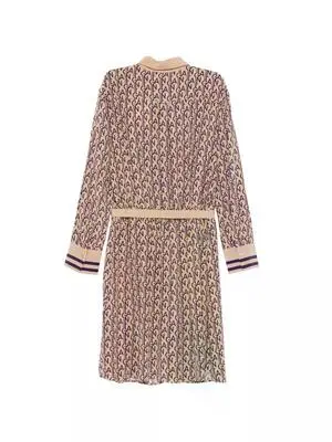 Gant Monogram Belted Midi Dress