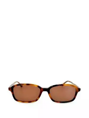 PETER AND MAY Rectangular-frame Sunglasses - Brown