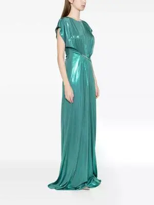 NISSA Draped Gown - Green