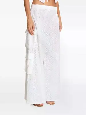 AMIR SLAMA Eyelet Cargo Trousers