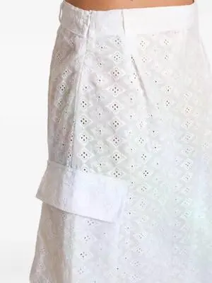 AMIR SLAMA Eyelet Cargo Trousers