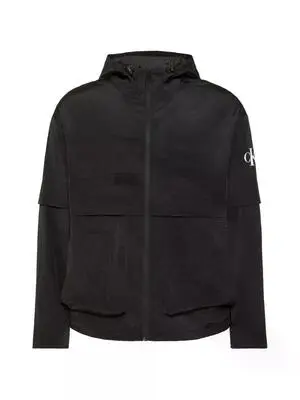 Calvin Klein Hooded Logo-print Jacket