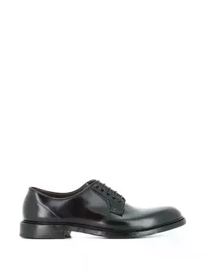 GREEN GEORGE Polished Leather Derby Shoes