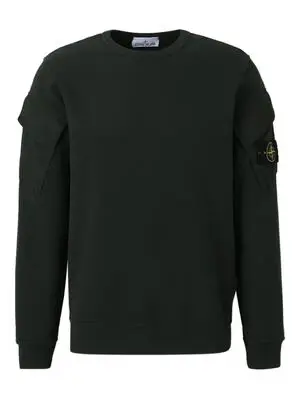 Stone Island Solid Arm Patch Sweatshirt