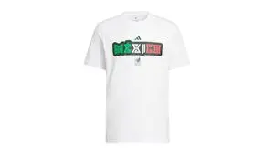 Adidas World Cup 2026 Mexico Home Graphic Tee Shirt - White