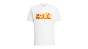Adidas World Cup 2026 Spain Home Graphic Tee Shirt - White