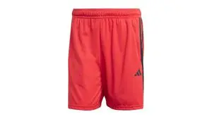 Adidas Train Essentials Pique 3stripes Shorts - Pure Ruby Black