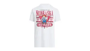 Adidas Cornhuskers Graphic T-shirt - Nebraska White