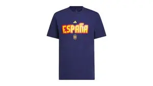 Adidas World Cup 2026 Spain Home Graphic Tee Shirt - Dark Blue
