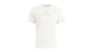 Adidas Hurricanes All Szn Embroidered Tee Shirt - Miami Off White