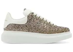 Alexander McQueen Oversized Glitter - Calico/white