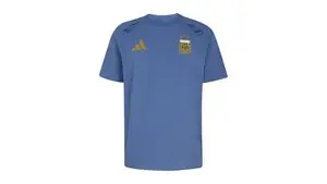 Adidas Argentina Tiro Travel Tee Shirt - Crew Blue