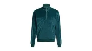 Adidas Velour Half Zip Track Top