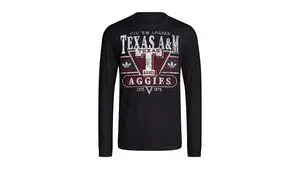 Adidas Aggies Graphic Long Sleeve T-shirt - Texas A&m Black Ncaa/tam/7c4
