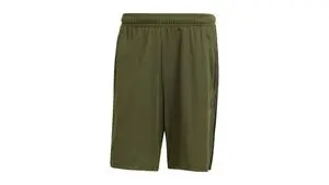 Adidas Train Essentials Pique 3stripes Shorts - Night Cargo Black
