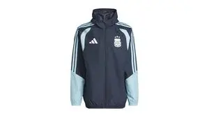 Adidas Argentina 2026 Tiro All Weather Jacket - Night Navy Blue