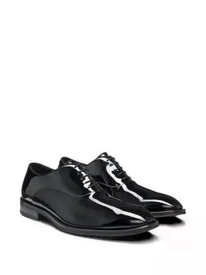 BOSS Patent Faux Leather Oxford Shoes