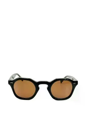 JOSEF MILLER Milton Round-frame Sunglasses - Black