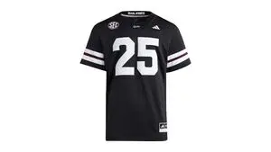 Adidas Bulldogs Premier Strategy Jersey - Mississippi State Black