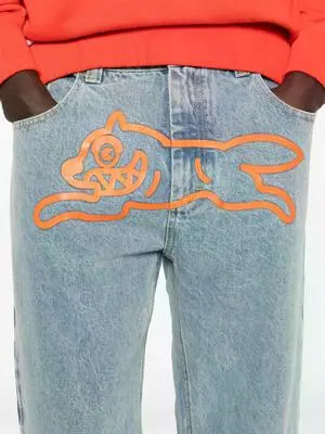 ICECREAM Running Dog Double Scoop Graphic Jeans