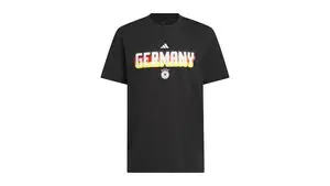 Adidas Fifa World Cup 2026 Germany Home Graphic Tee Shirt - Black