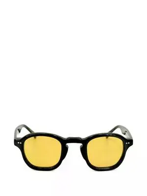 JOSEF MILLER Marius Round-frame Sunglasses - Black