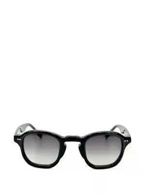 JOSEF MILLER Marius Round-frame Sunglasses - Black
