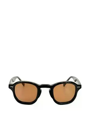 JOSEF MILLER Marius Round-frame Sunglasses - Black