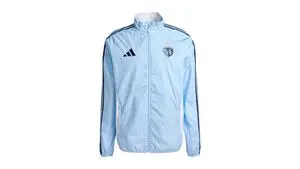 Adidas Sporting City Reversible Anthem Jacket - Kansas Glow Blue