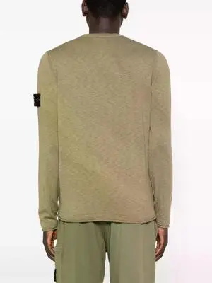 Stone Island Long Sleeve Sweater - Green