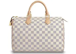 LOUIS VUITTON Speedy Damier Azur 30 - White/blue