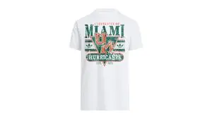 Adidas Hurricanes Graphic T-shirt - Miami White