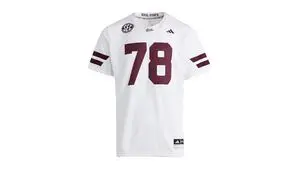 Adidas Bulldogs Premier Away Jersey - Mississippi State White
