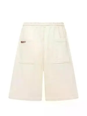 LANEUS Fleece Drawstring Shorts - Neutrals