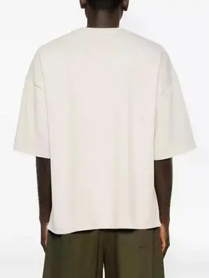 ENTIRE STUDIOS Short-sleeve Ribbed T-shirt - Neutrals