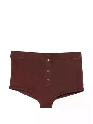 ENTIRE STUDIOS Do Booty Shorts - Brown