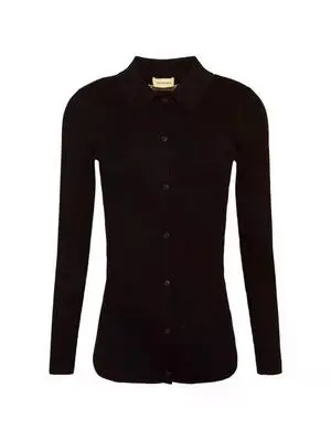 Calvin Klein Buttoned Collared Cardigan