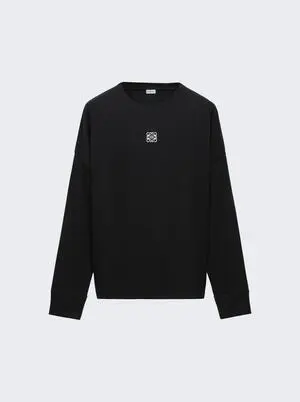 Loewe Oversized Long Sleeved Tee - Black