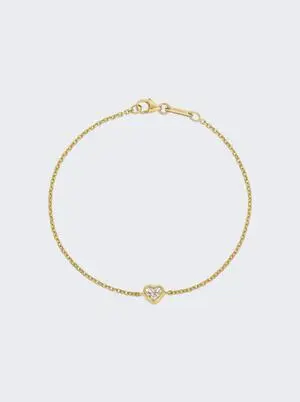 ANITA KO Diamond Heart Chain Bracelet - Yg