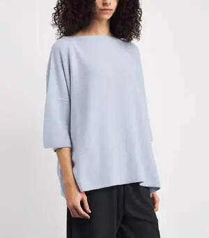 Eskandar Cashmere Square-neck Sweater