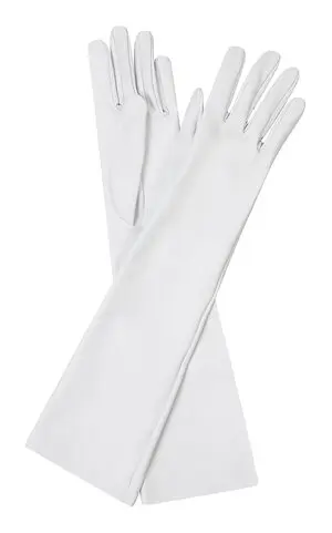 Ila Mirelle Leather Gloves - White
